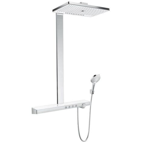 hansgrohe Rainmaker Select 460 Showerpipe 27029400 blanc chromé , 3 ...