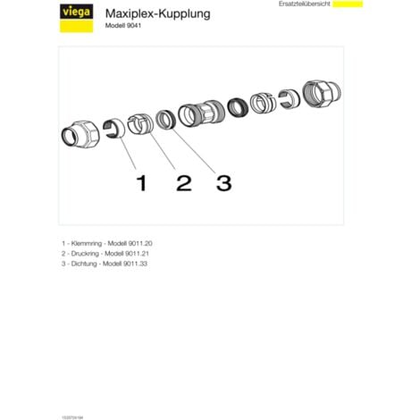 Viega Maxiplex raccord 275310 Ø 32 mm, bronze, raccord à vis