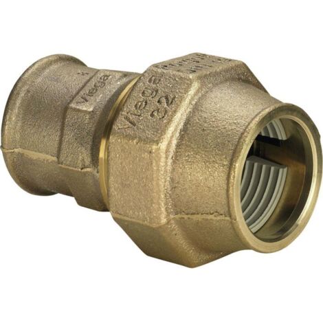 Viega Maxiplex raccord à vis 275785 Ø 63 mm x Rp 2, bronze, raccord à vis
