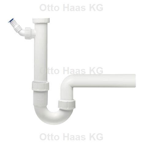 HAAS siphon d&39évier 2910 DN 40, 2000 2000 /2", avec raccord d ...