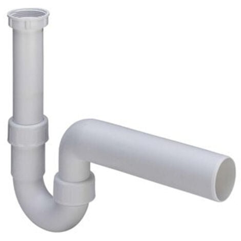 Viega siphon pour tuyau 105716 G 2000 2000 /2 x DN 40, plastique blanc ...