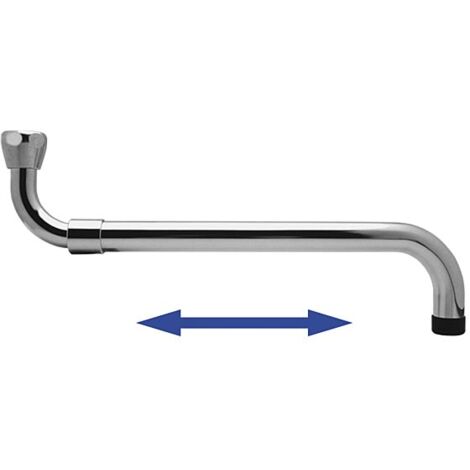 bec ASW 802348 3/4" x 280-480 mm, laiton chromé, extensible, joint plat