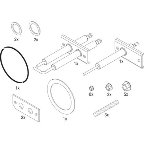 Bosch service set 8738805303 KB372 / Condens 7000F everp