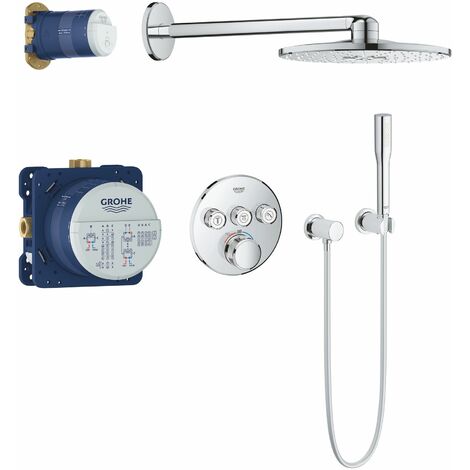 GROHE Rainshower SmartActive 310 Duschset verchromt Grohtherm SmartControl
