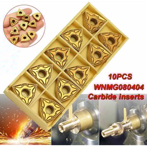 TONCHEAN Accessoire pour tour à métaux,Porte - outils de tournage de 20 mm pour wnmg080404 kit ...