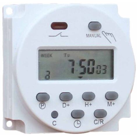Minuterie numérique à relais, minuterie de laboratoire CN101A 220V Mini ...