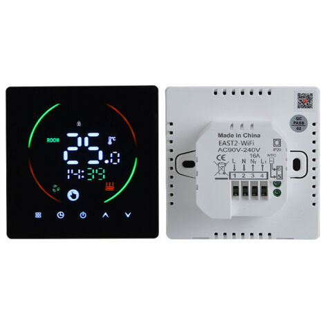 Thermostat intelligent Thermostat de chauffage Thermostat d'ambiance Thermostat WiFi Thermostat ...