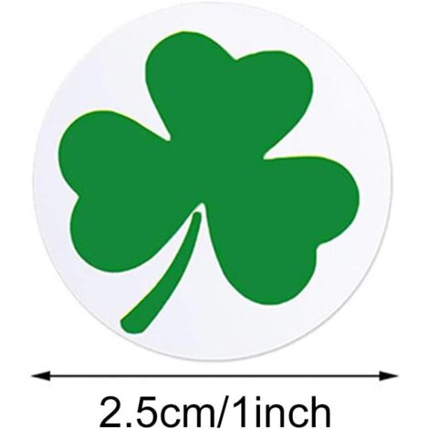 Étiquettes générales 2PCS signifie autocollant de trèfle chanceux ...