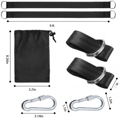 Sangle hamac, Sangle balancoire Arbre, Fixation de Balançoire pour ...