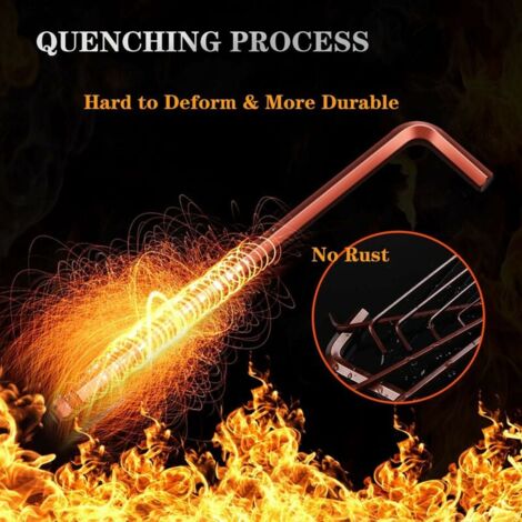 Jeu de 18 clés Allen, TX et HX, Torx : T10-50, Largeur de tête : 1,5-10 ...