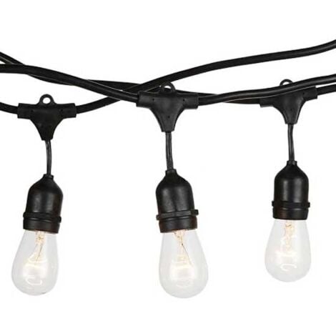 V-TAC VT-7135 CATENA CATENARIA 5 METRI PER 10 LAMPADINE LED E27 PER ...