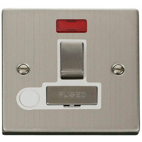 Stainless Steel 13A Fused Ingot Connection Unit Switched With Neon With ...