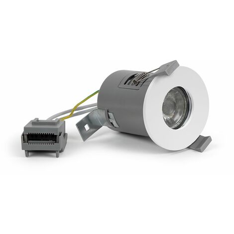 White GU10 Fire Rated Downlight - IP65 - SE Home