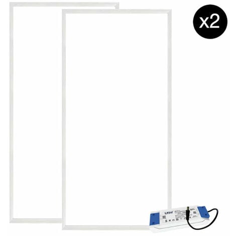 40W Backlit LED Panel Light 1200 X 300 (6500K - Daylight) (2 Pack) - SE ...