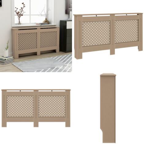 Cache-radiateur 152x19x81,5 cm MDF - cache-radiateur - cache-radiateurs ...