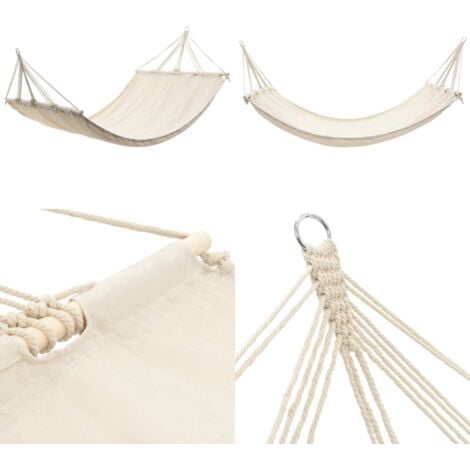 Hamac couleur crème 210 cm x 150 cm - Hamac - hamacs - Home & Living