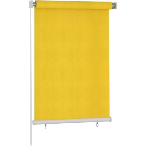 Store roulant d'extérieur 100x140 cm Jaune PEHD - store roulant ...