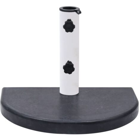 Socle de parasol Noir 40x28x4 cm Granite - base de parasol - bases de ...