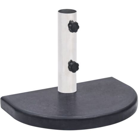 Socle de parasol Noir 40x28x4 cm Granite - base de parasol - bases de ...
