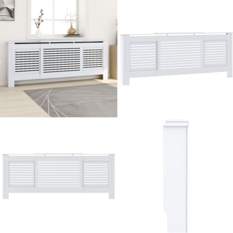 Cache-radiateur MDF Blanc 205 cm - cache-radiateur - cache-radiateurs ...