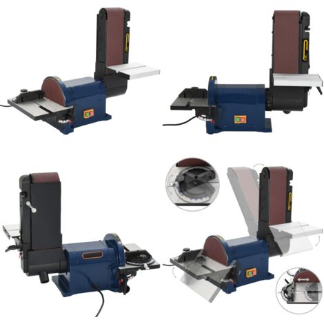 Ponceuse à disque et à bande électrique 500 W 200 mm - ponceuse ...