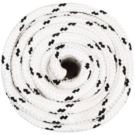 Corde de bateau tressé Blanc 16 mmx50 m Polyester - Corde Marine ...