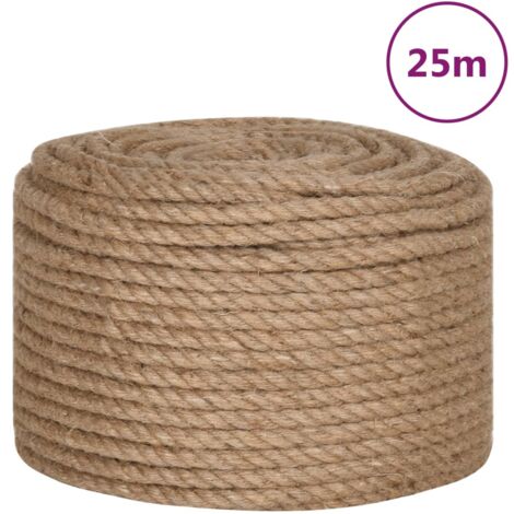 Corde de jute 25 m de long 14 mm d'épaisseur - Corde En Jute - Corde ...