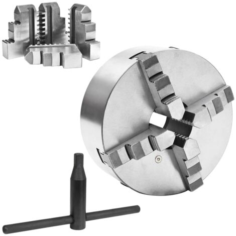 Mandrin de tour auto-centrant à 4 mâchoires 200 mm Acier - mandrin de ...