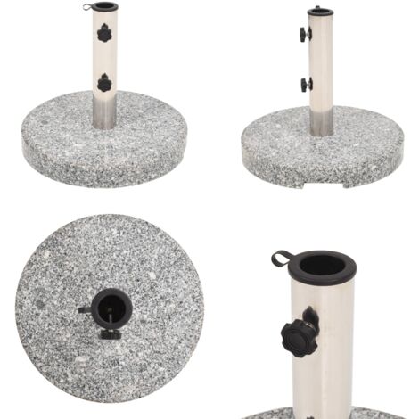Socle de parasol Granite Rond 20 kg - socle de parasol - socles de ...