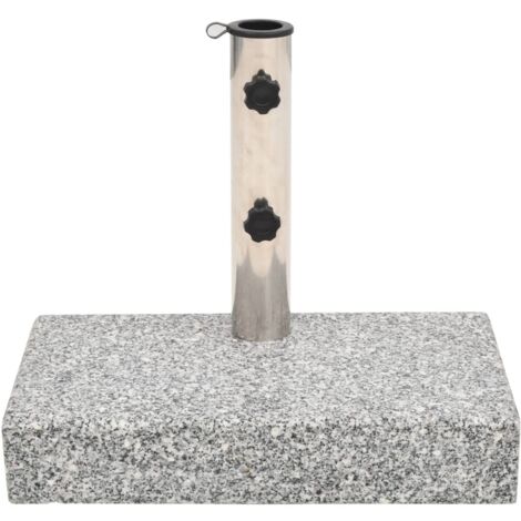 Socle de parasol Granite rectangulaire 25 kg - socle de parasol ...