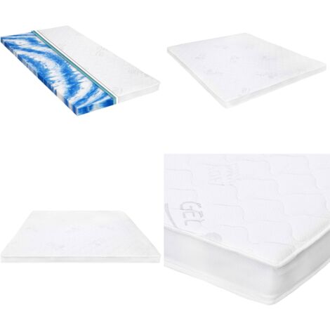 Sur-matelas 180 x 200 cm Mousse de gel 7 cm - sur-matelas - housse de matelas - Home & Living