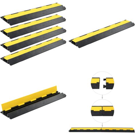 Goulotte Passe Cable Sol VEVOR Protection Cable Exterieur Pieton ...