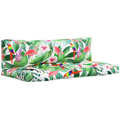 Coussins de palette lot de 2 multicolore tissu Oxford - Coussins ...