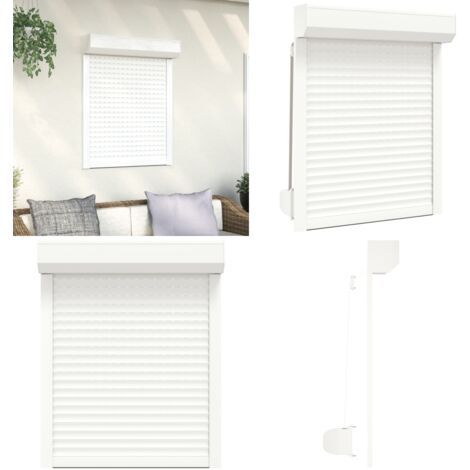 Volet roulant aluminium 80x100 cm blanc - volet roulant - volets ...