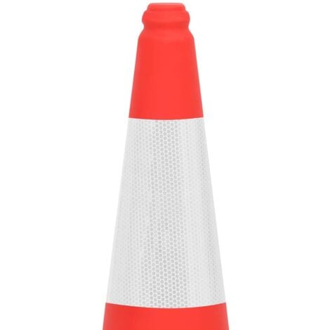 Cônes de signalisation réfléchissants à base lourde 4 pcs 75 cm - cône ...