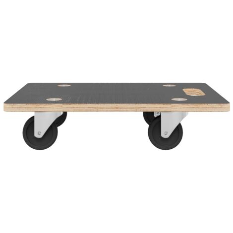 Chariots sur roulettes 2 pcs rectangulaire 50x35x11,5 cm - chariot sur ...