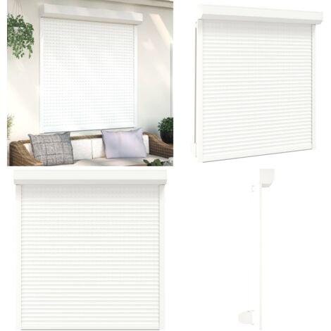 Volet roulant aluminium 140x150 cm blanc - volet roulant - volets ...