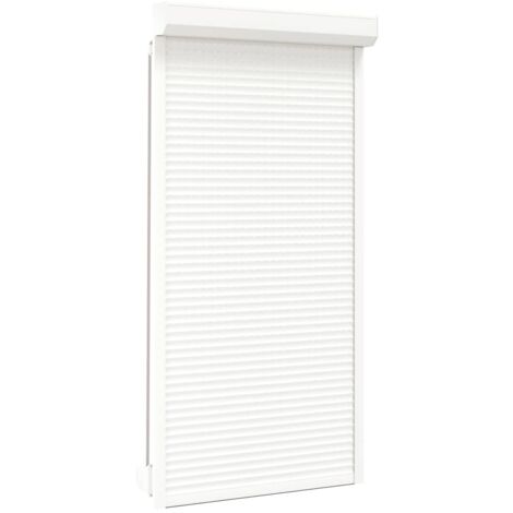 Volet roulant aluminium 110x220 cm blanc - volet roulant - volets ...