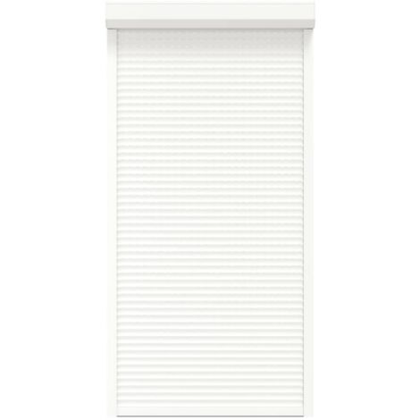 Volet roulant aluminium 110x220 cm blanc - volet roulant - volets ...