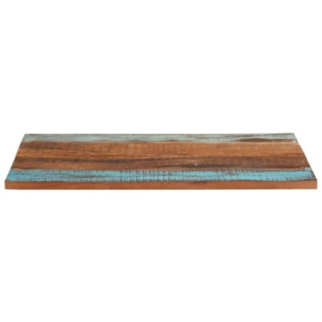 The Living Store Dessus de table rectangulaire 70x90 cm 25-27 mm Bois ...