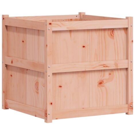 Jardinière 70x70x70 cm bois massif de douglas - Jardiniered'extérieure ...