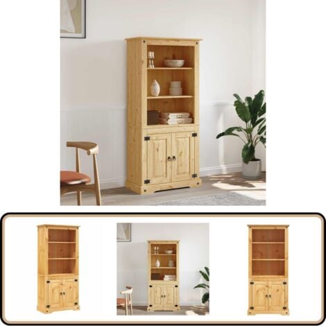 Placard Gamme Corona Pin mexicain 80x40x170 cm - Buffet Mexicain ...