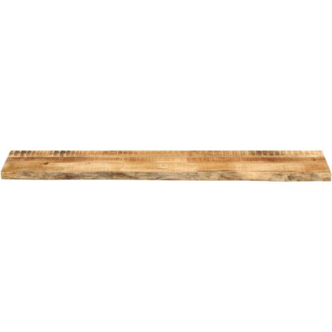 Dessus de table 160x40x2,5cm bord vif bois massif manguier brut ...