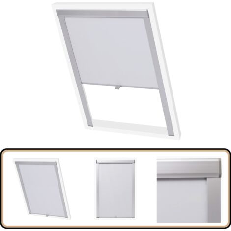 vidaXL Store occultant roulant Blanc CK04