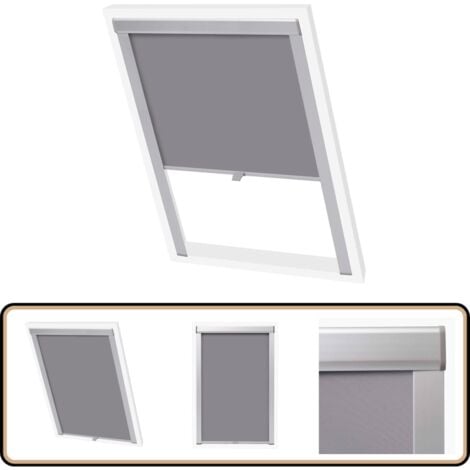 Store occultant roulant Gris MK08 - Stores Vénitiens - Rideaux ...