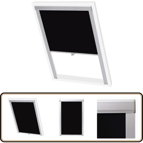 Store occultant roulant Noir MK06 - Stores Vénitiens - Rideaux ...