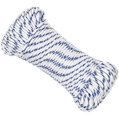 Corde de bateau Blanc 3 mm 25 m Polypropylène - Corde De Bateau - Corde ...