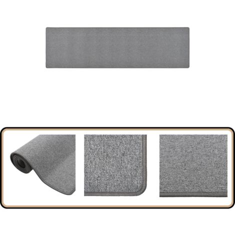 Tapis de couloir Gris foncé 50x200 cm - Tapis De Couloir - Tapis ...