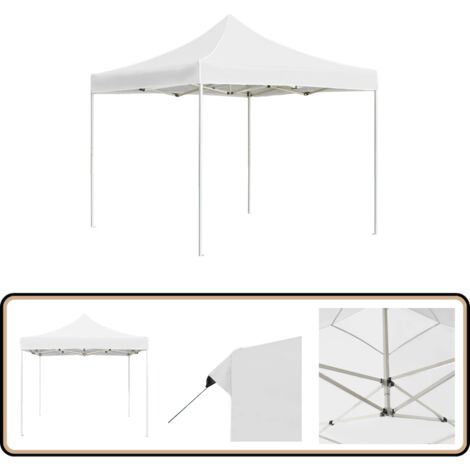 Tente de réception pliable Aluminium 2 x 2 m Blanc - Tents De Réception ...