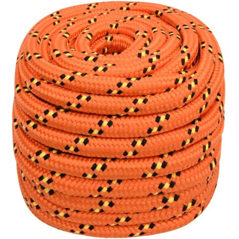Corde de bateau Orange 20 mm 100 m Polypropylène - Corde De Bateau ...